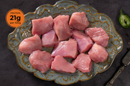 Buy Mutton Boneless Chunks Online - Cambay Tiger