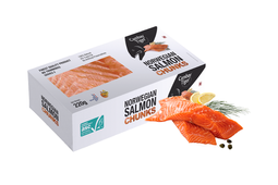 Buy Frozen Norwegian Salmon Chunks Skinless Online - Cambay Tiger