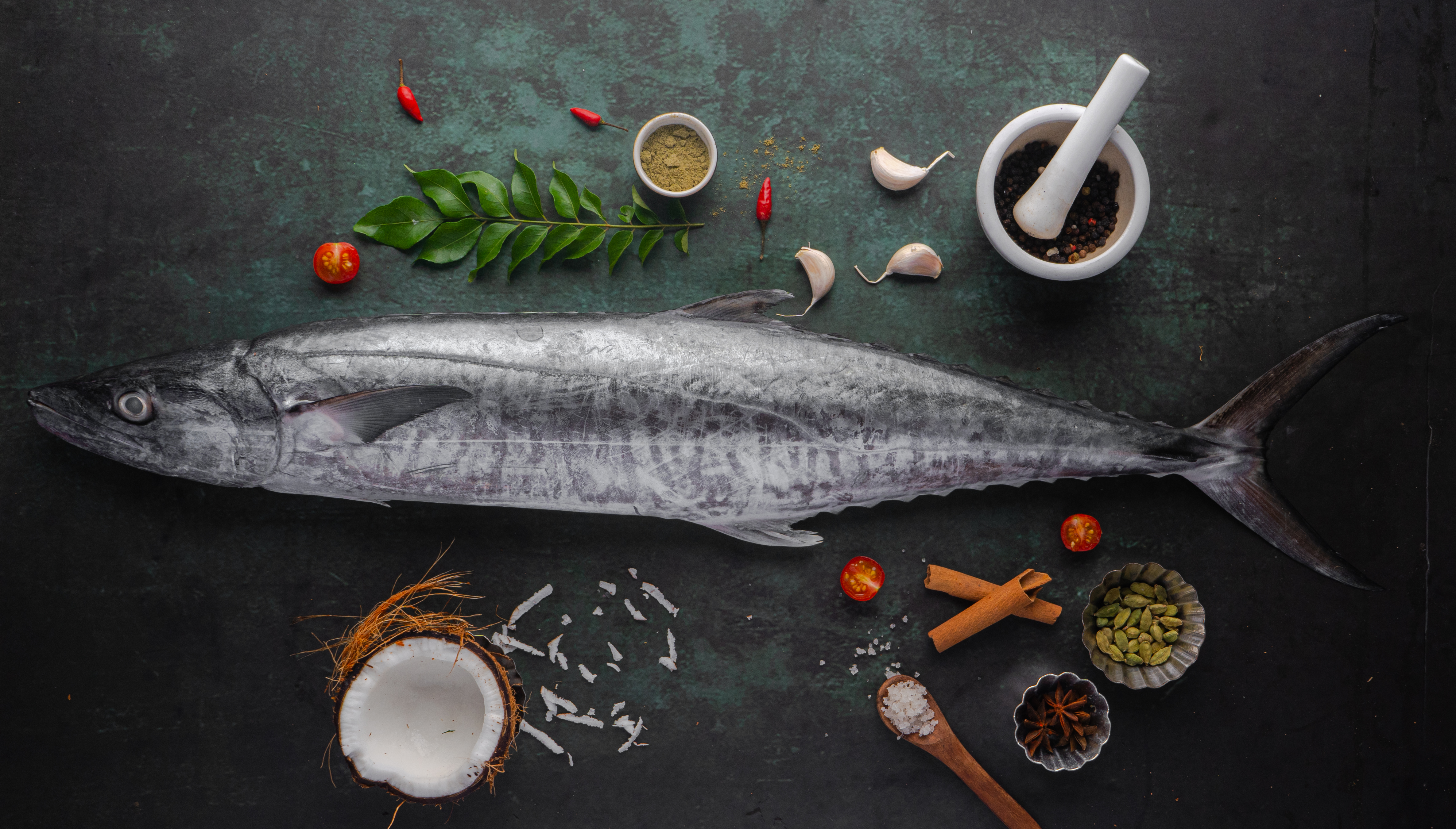 Vanjaram In English Buy Vanjaram/Seer Fish Medium Slices Online Flat